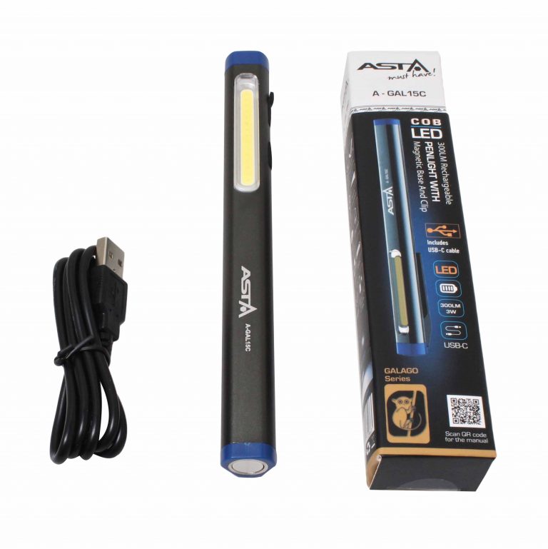 A-GAL15C | LAMPA AKUMULATOROWA DŁUGOPISOWA LED COB 300LM - Techman Sp ...