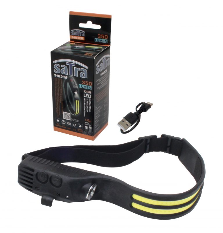 S-HL2CM | LATARKA CZOŁOWA Z PODWÓJNYM LED / CZUJNIKIEM RUCHU - Techman ...